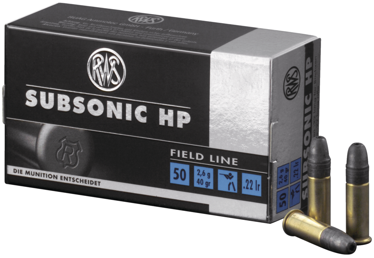 50 MUNITIONS RWS SUBSONIC HP